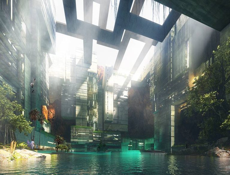 Saudi Arabia's NEOM unveils Aquellum, a modern subterranean skyscraper ...