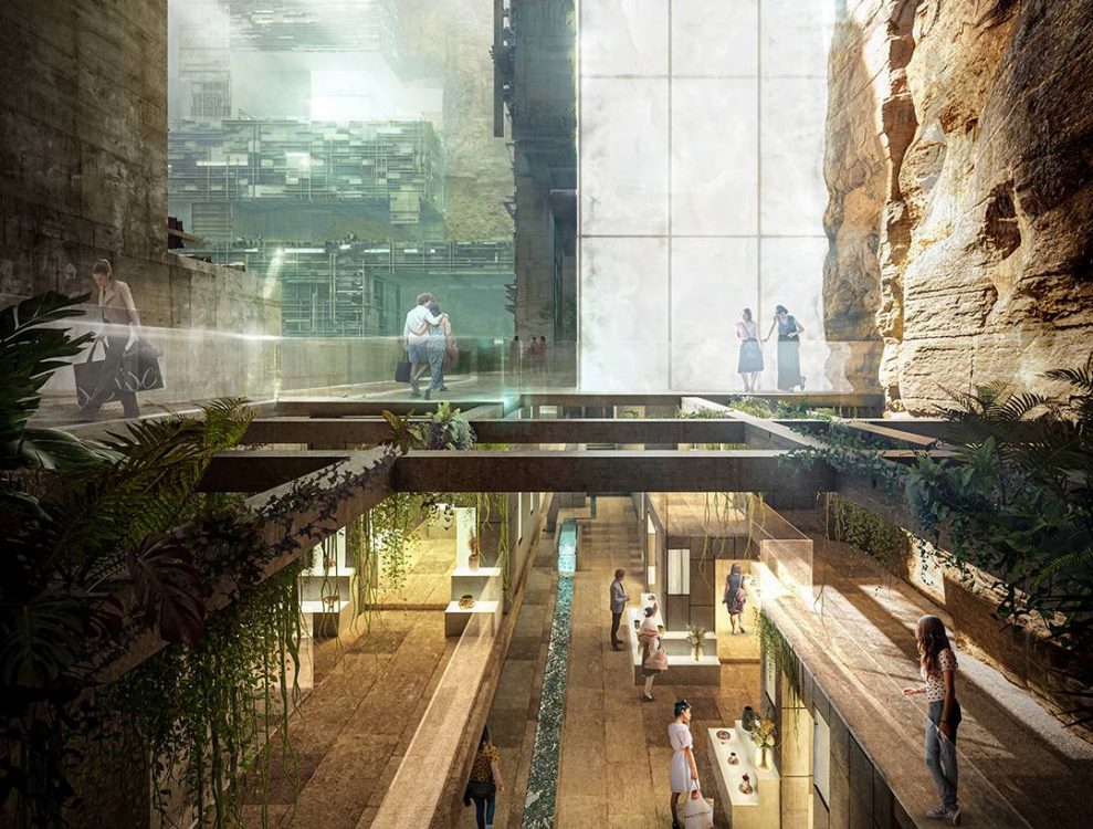 Saudi Arabia's NEOM unveils Aquellum, a modern subterranean skyscraper ...